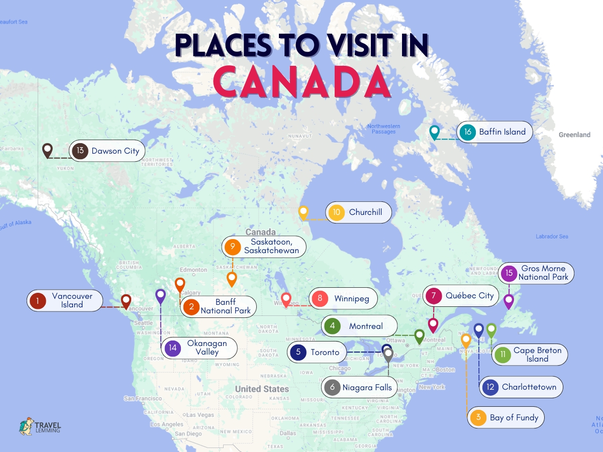 The 16 Best Places to Visit in Canada (By a Local)