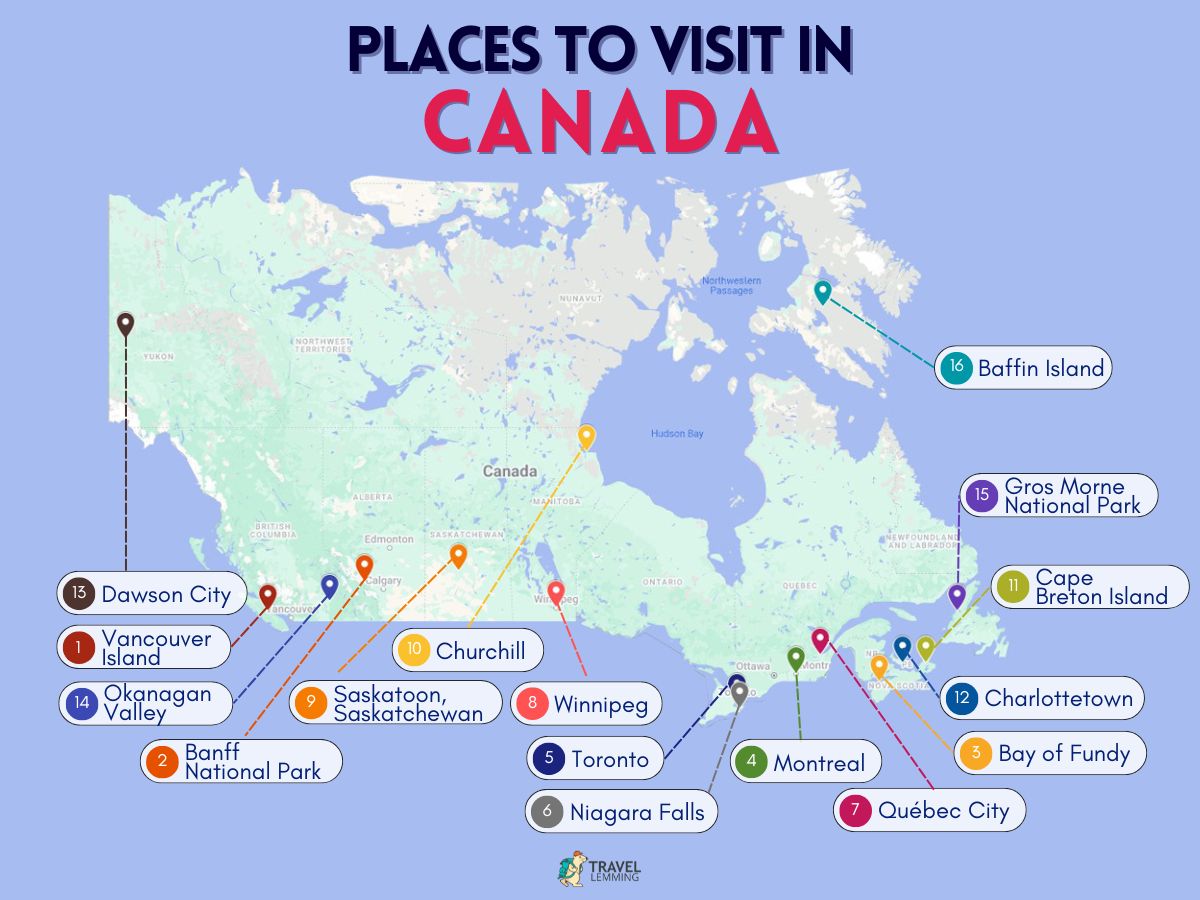 The 16 Best Places to Visit in Canada (By a Local)