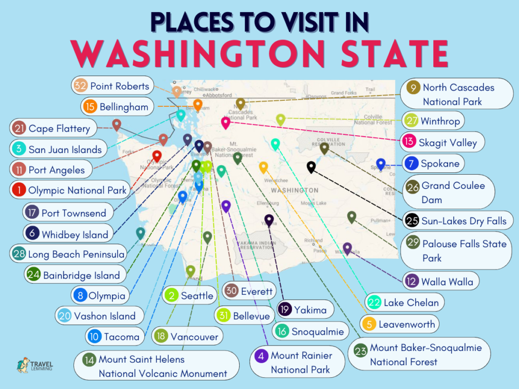 The 32 Best Places to Visit in Washington State (By a Local)